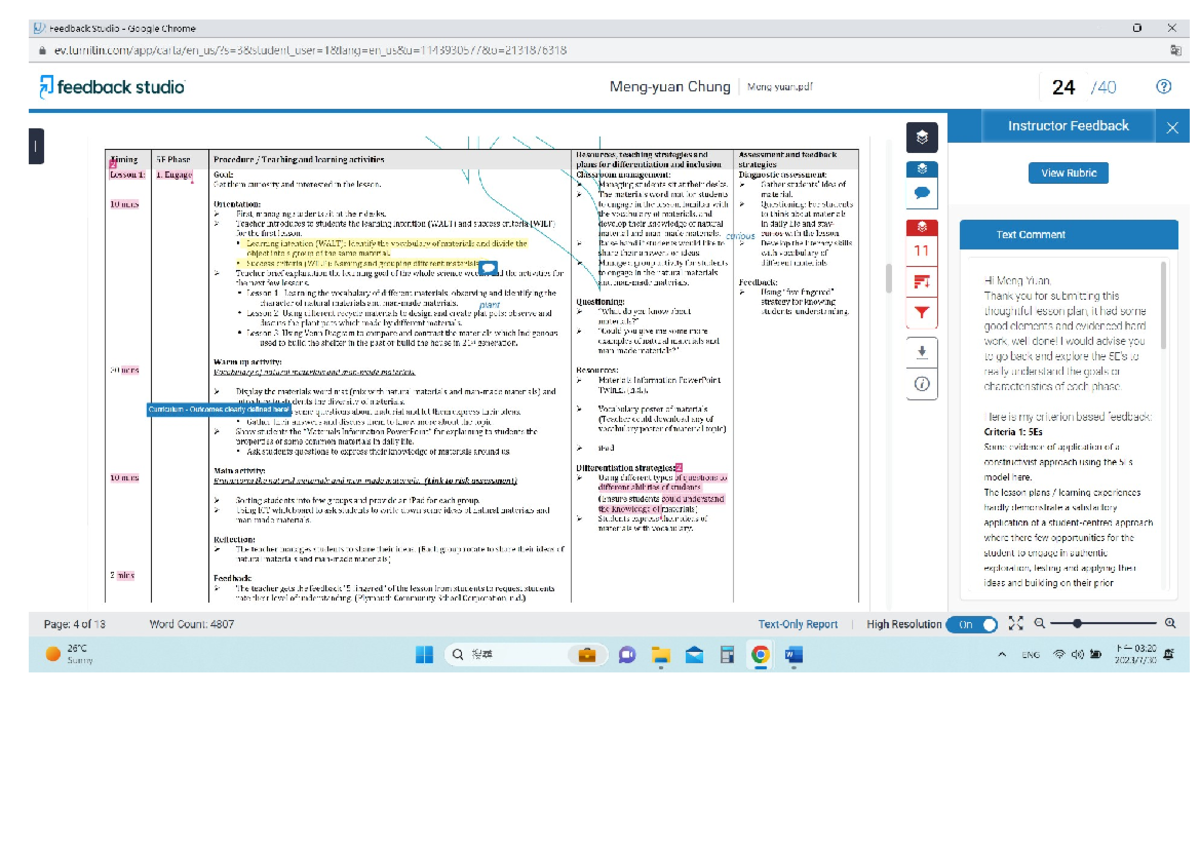 Lesson plan fix - Studocu