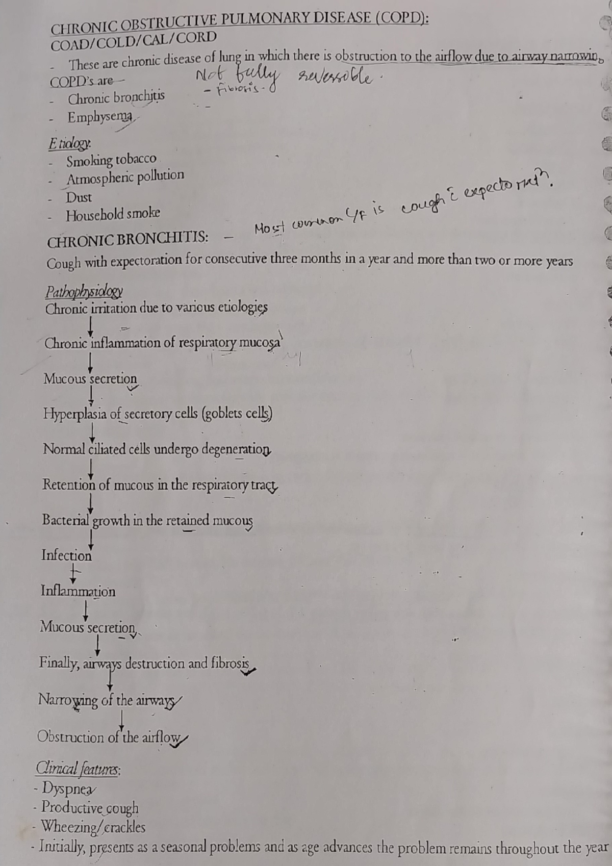 COPD - COPD - General Medicine - Studocu