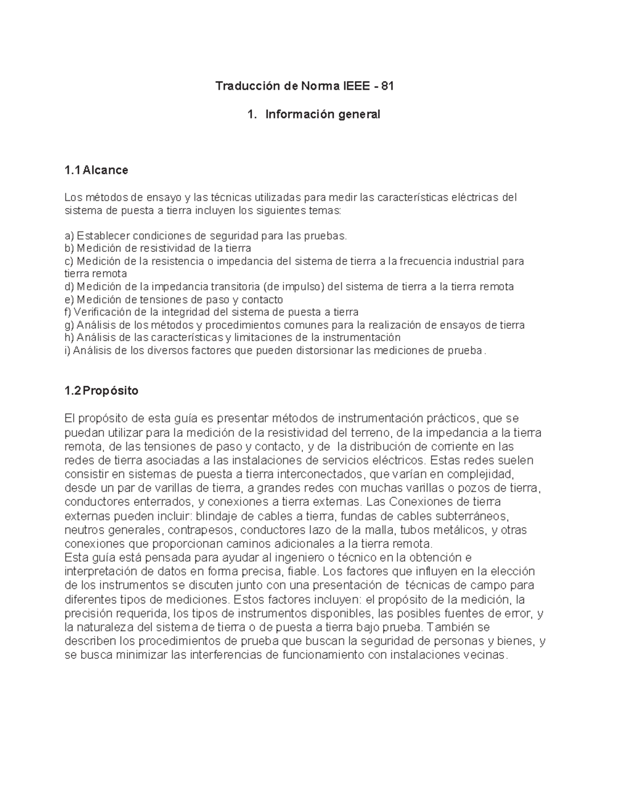 IEEE80 24 001 - Norma - Traducción de Norma IEEE - 81 Información ...