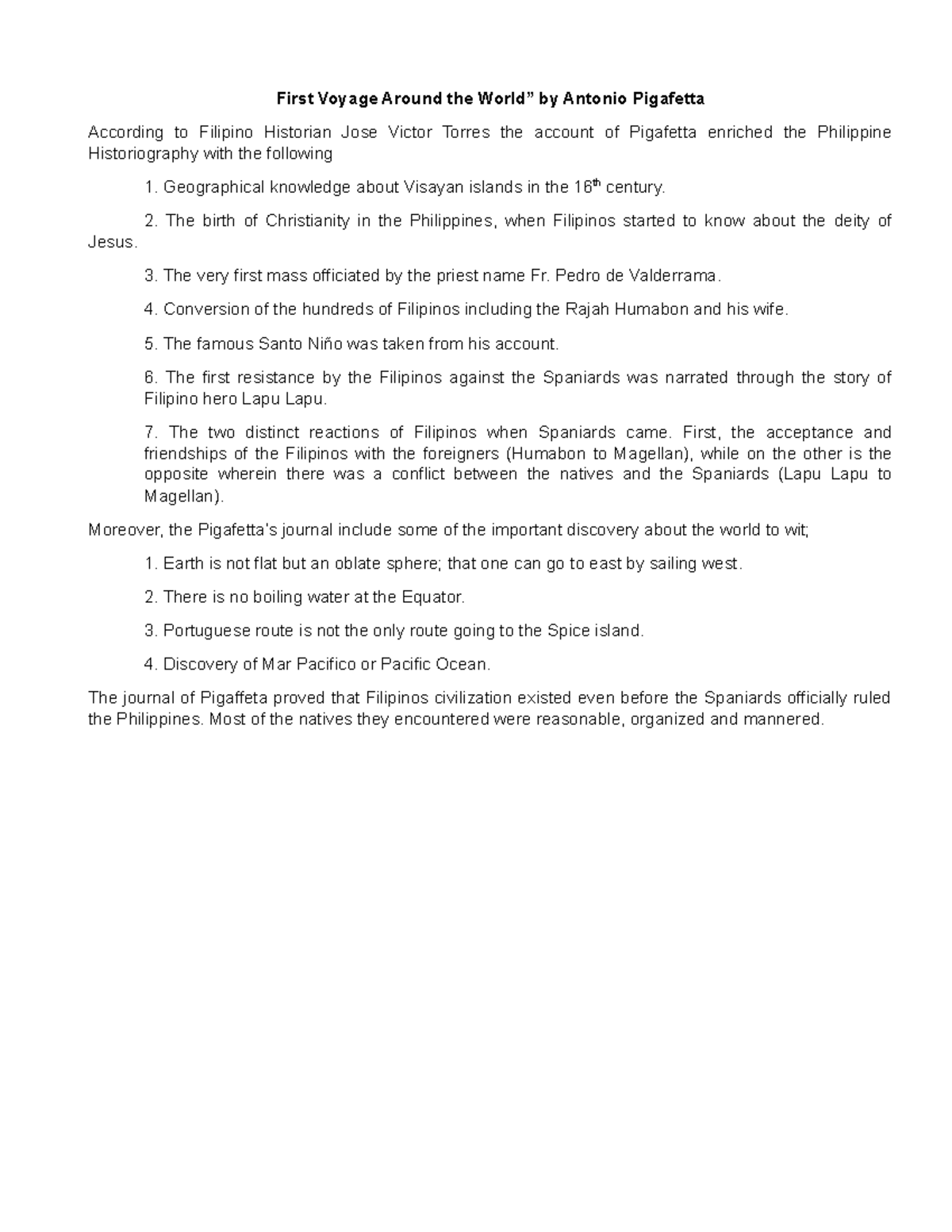 RIPH Lecture Notes - Readings in Philippine History - PangSU - Studocu