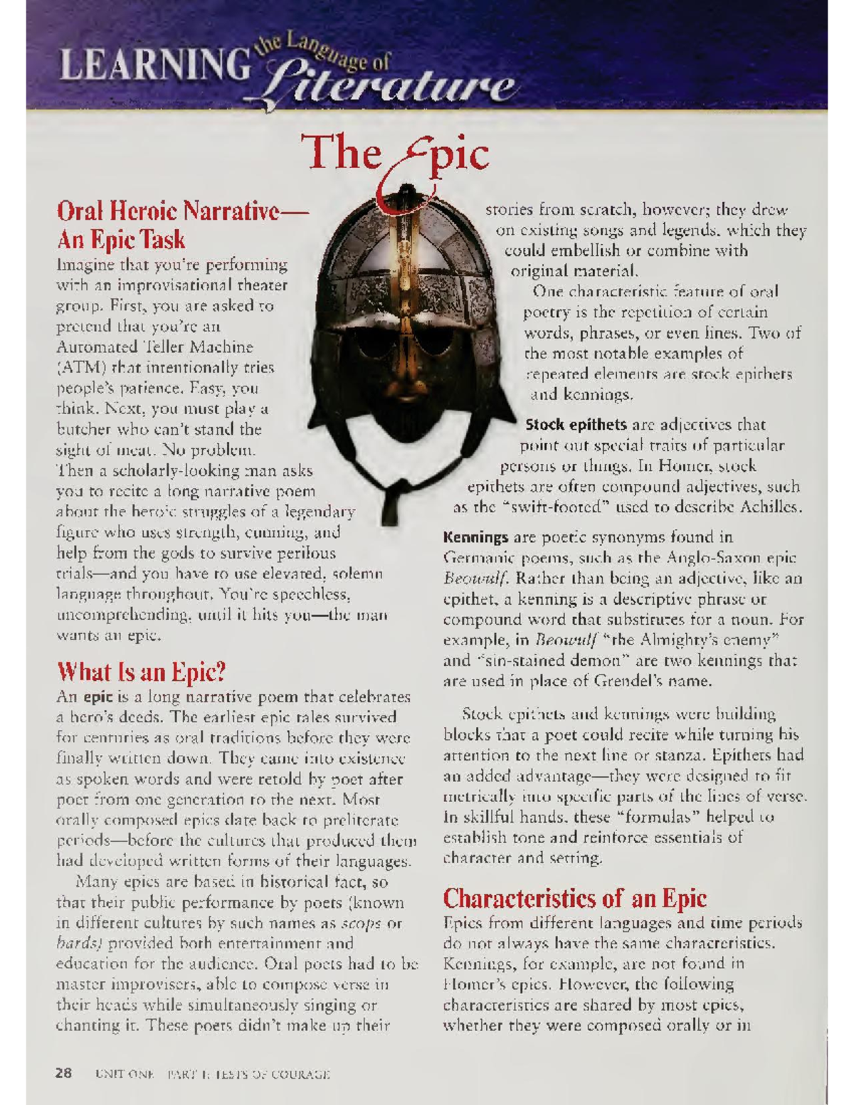 Beowulf-Anglo Saxon Literature - English - Studocu