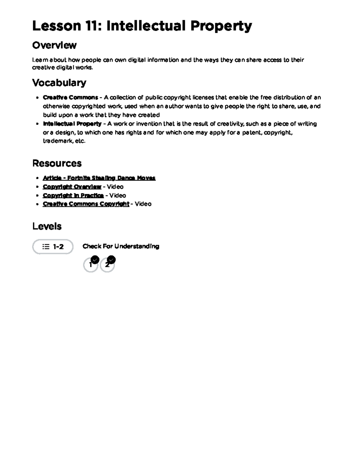 Intellectual-Property-Student - Lesson 11: Intellectual Property ...