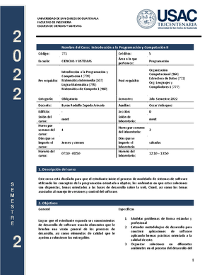 Programa Laboratorio - IPC2-2-2022 - FACULTAD DE INGENIERIA ESCUELA DE ...