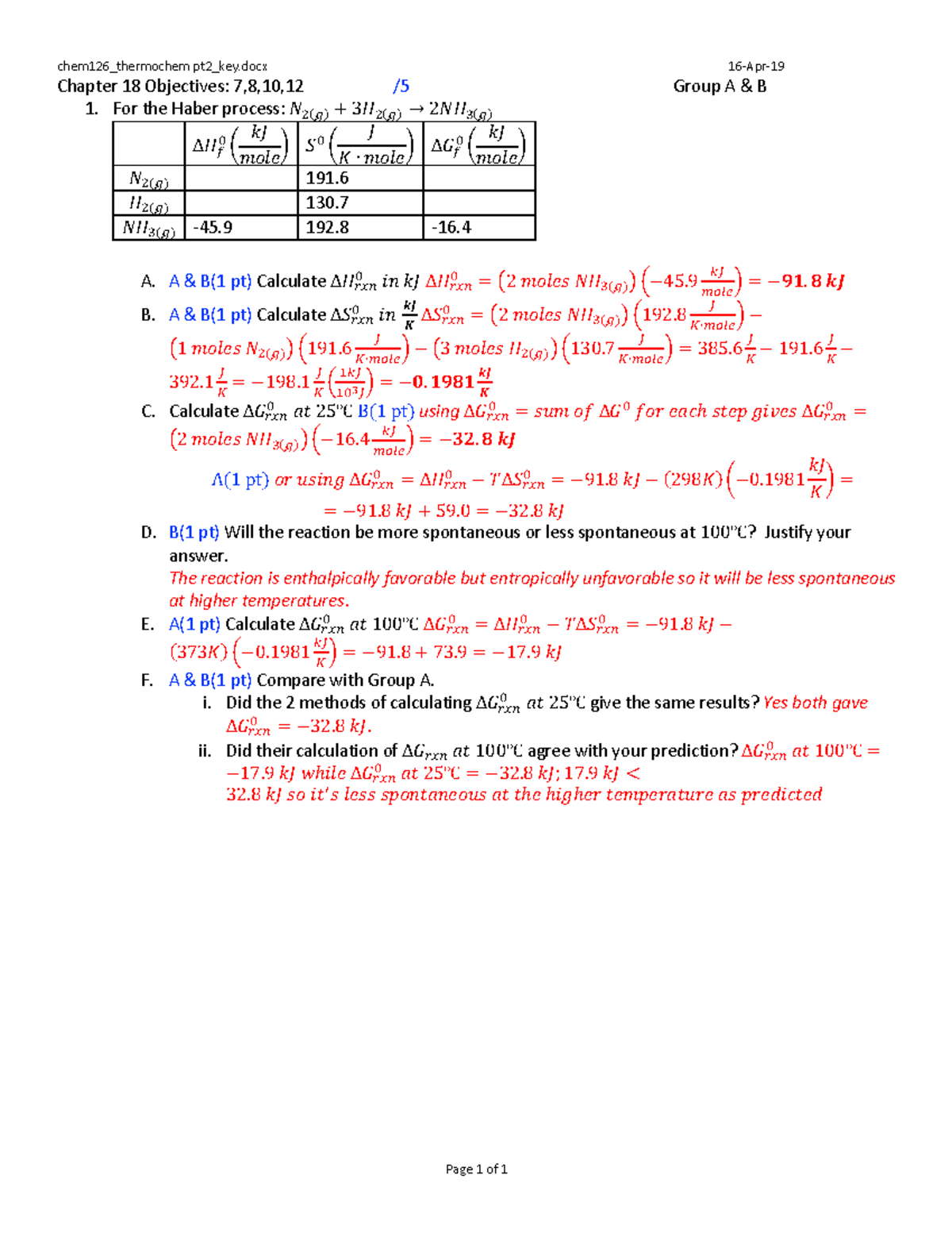 Chapter 18 Thermochemistry pt2 worksheet key - chem126_thermochem pt2 ...