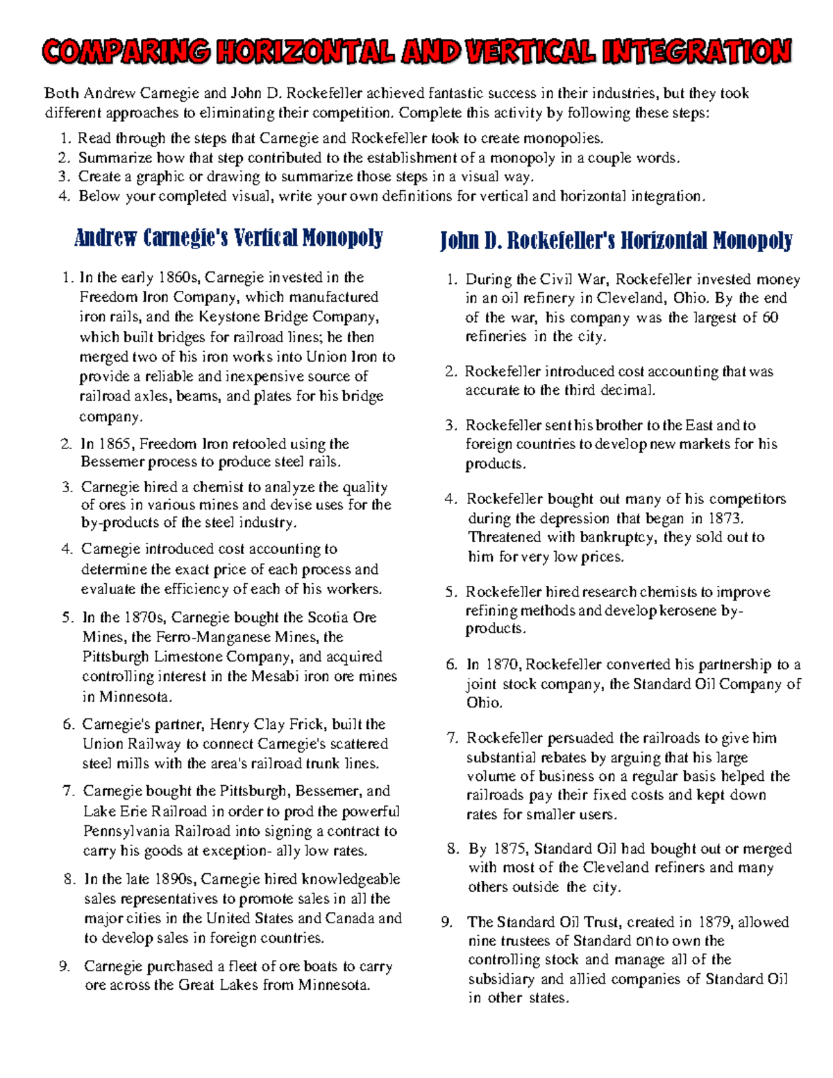 03 - Comparing Horizontal and Vertical Integration - Both Andrew ...