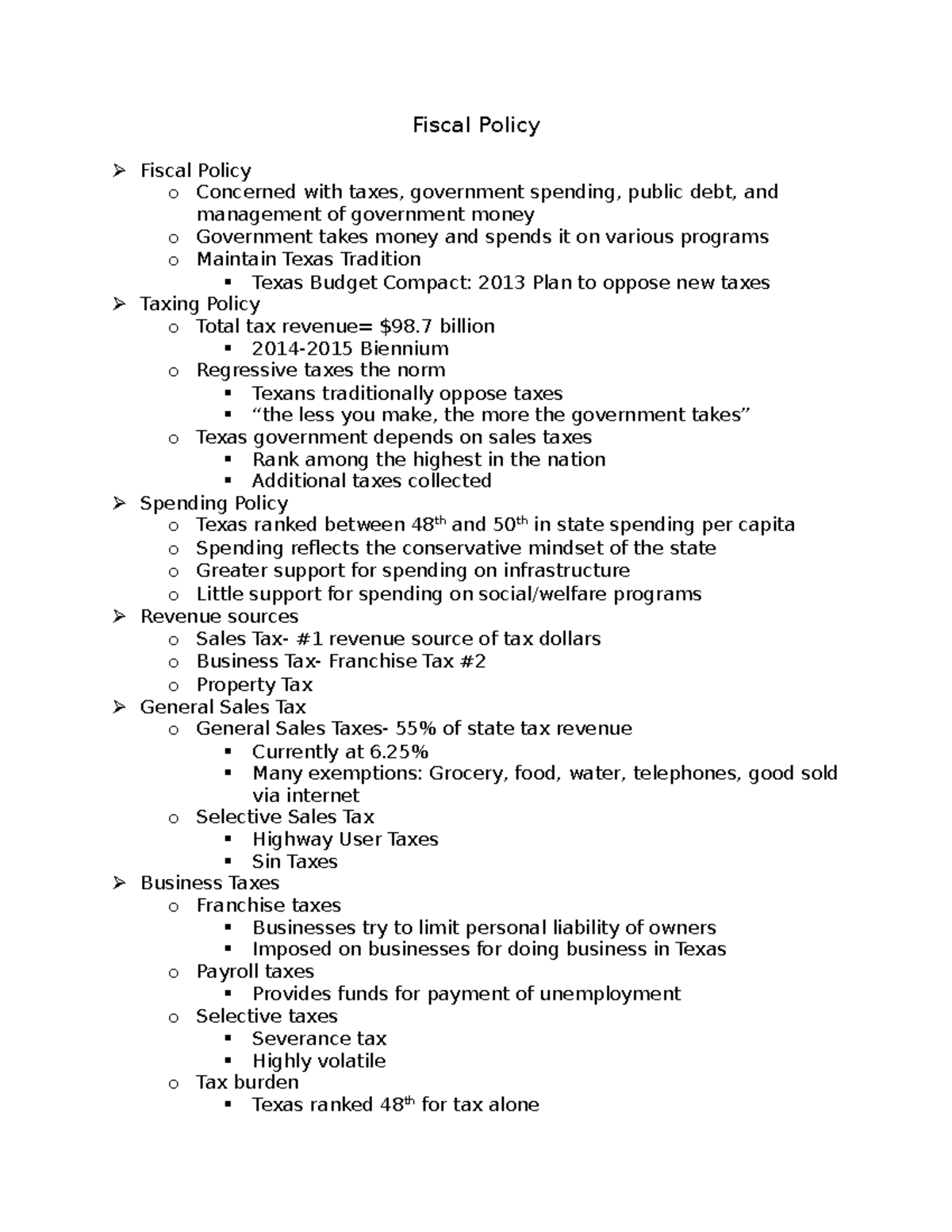Ch 12 Fiscal Policy - Lecture notes 12 - Fiscal Policy Fiscal Policy o ...