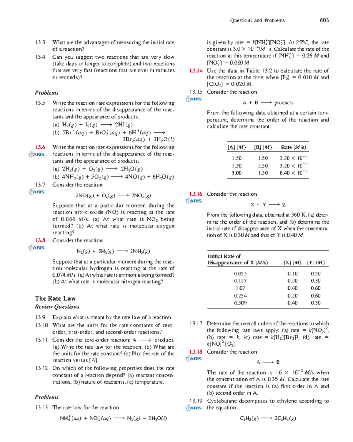 Inorganic Chemistry Problem SET 1 : Rate of Reactions - 13 What are the ...