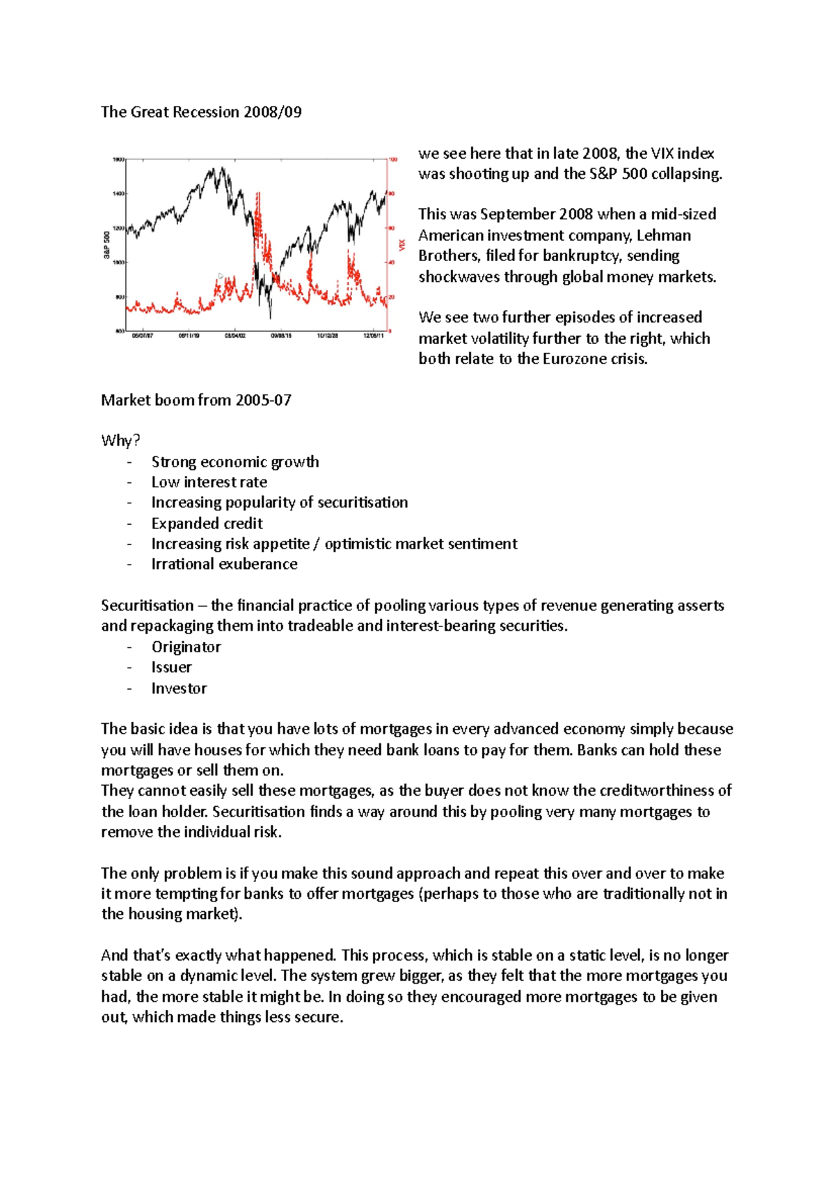 (14):(15) The Great Recession 2008 - The Great Recession 2008/ we see ...