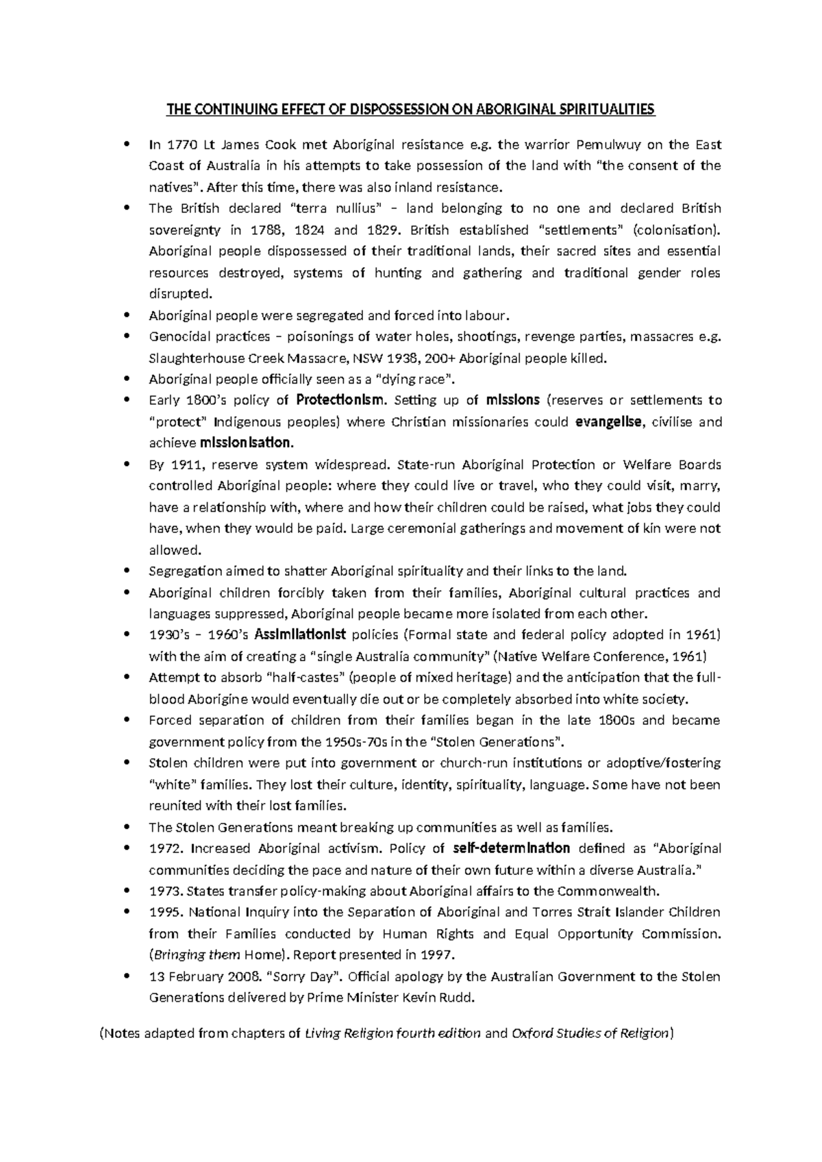 Kawthar Ibrahim - THE Continuing Effect OF Dispossession ON Aboriginal ...