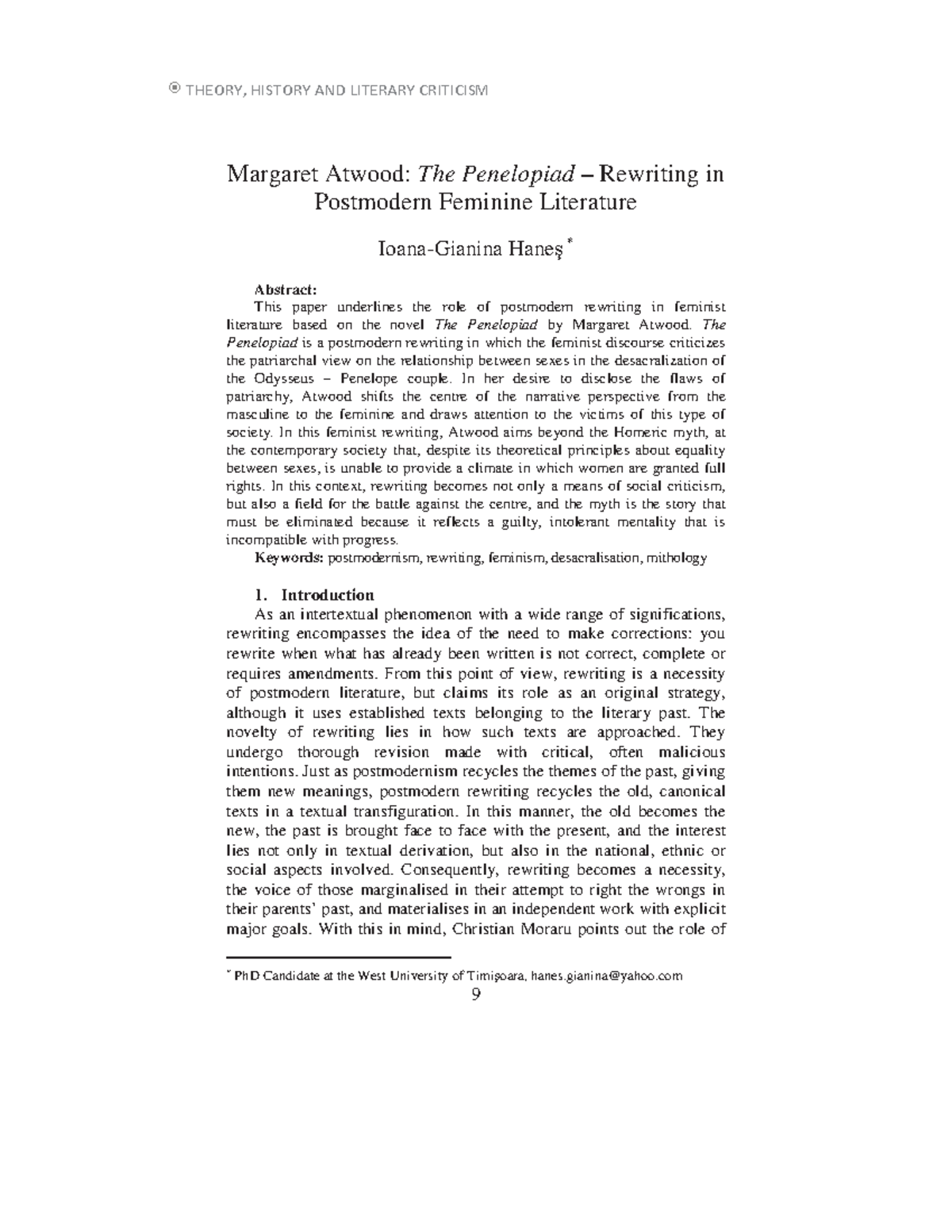 1-5 - BEuatifl - Margaret Atwood: The Penelopiad – - Studocu