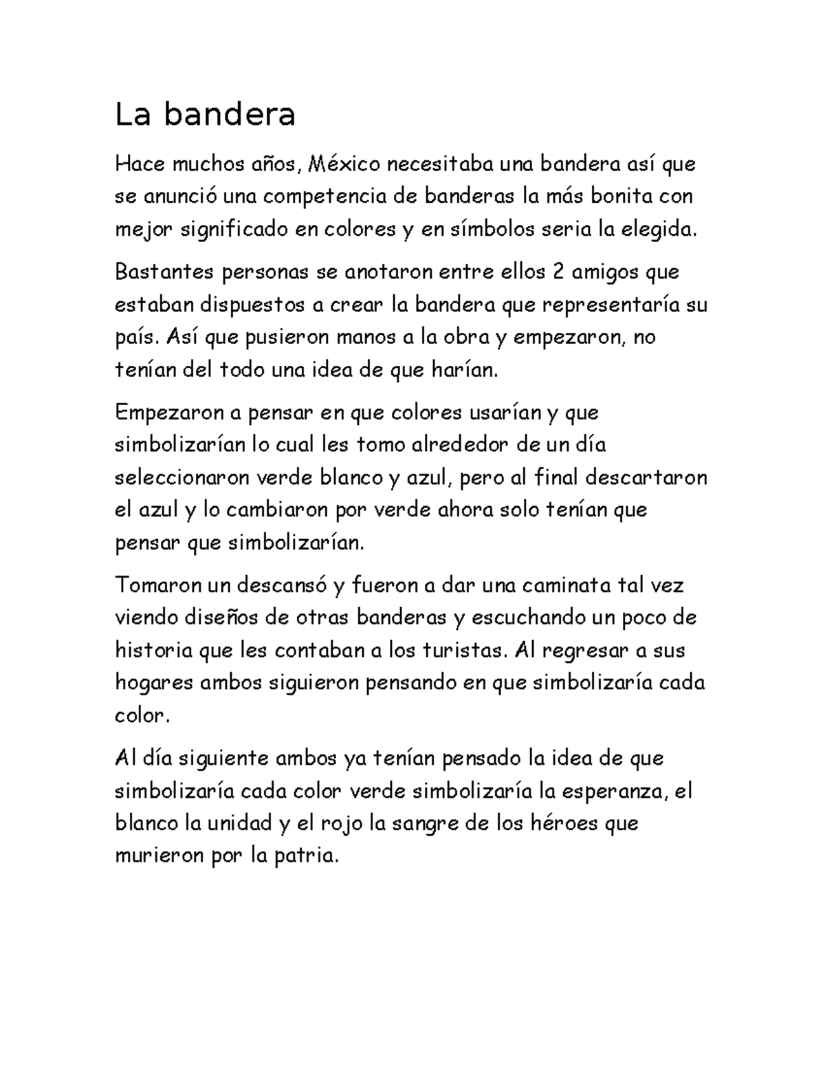 Civica - historia creativa sobre el origen de la bandera - La bandera ...