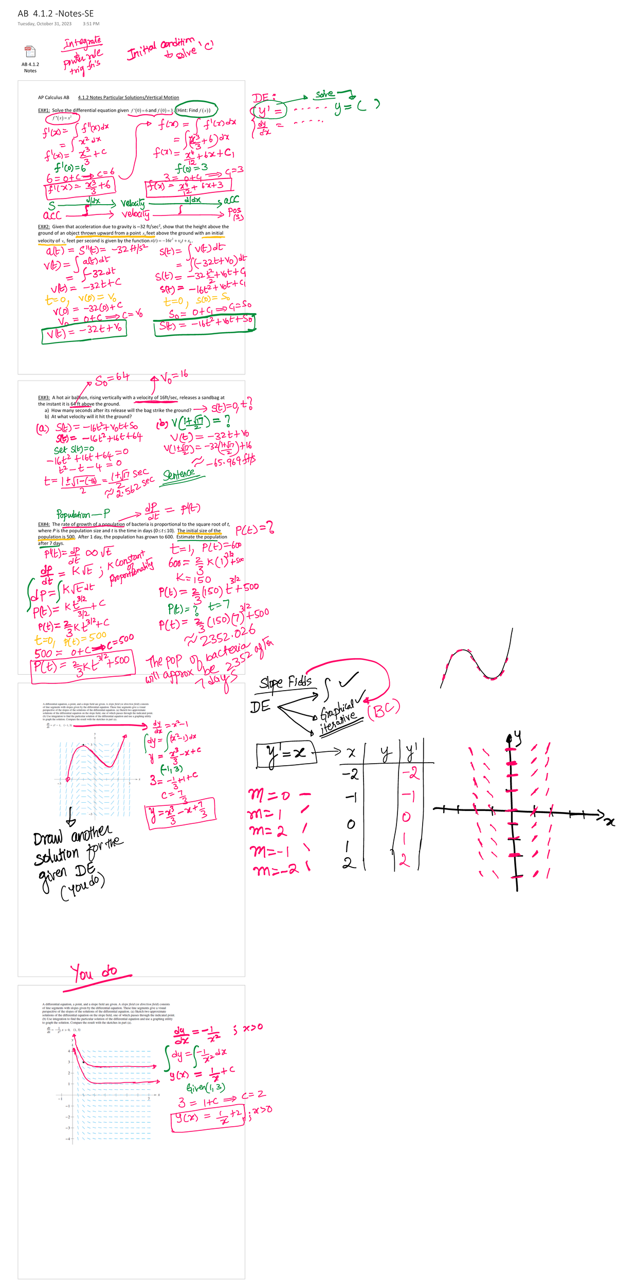 AB++4 - Chapter 4 notes - Math 32A - AB 4. Notes AB 4.1 - Notes-SE ...