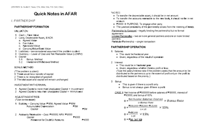 AFAR 1 Dayag Solution Manual Answer SoLMAN - Ad va nc e d Ac c o unting ...