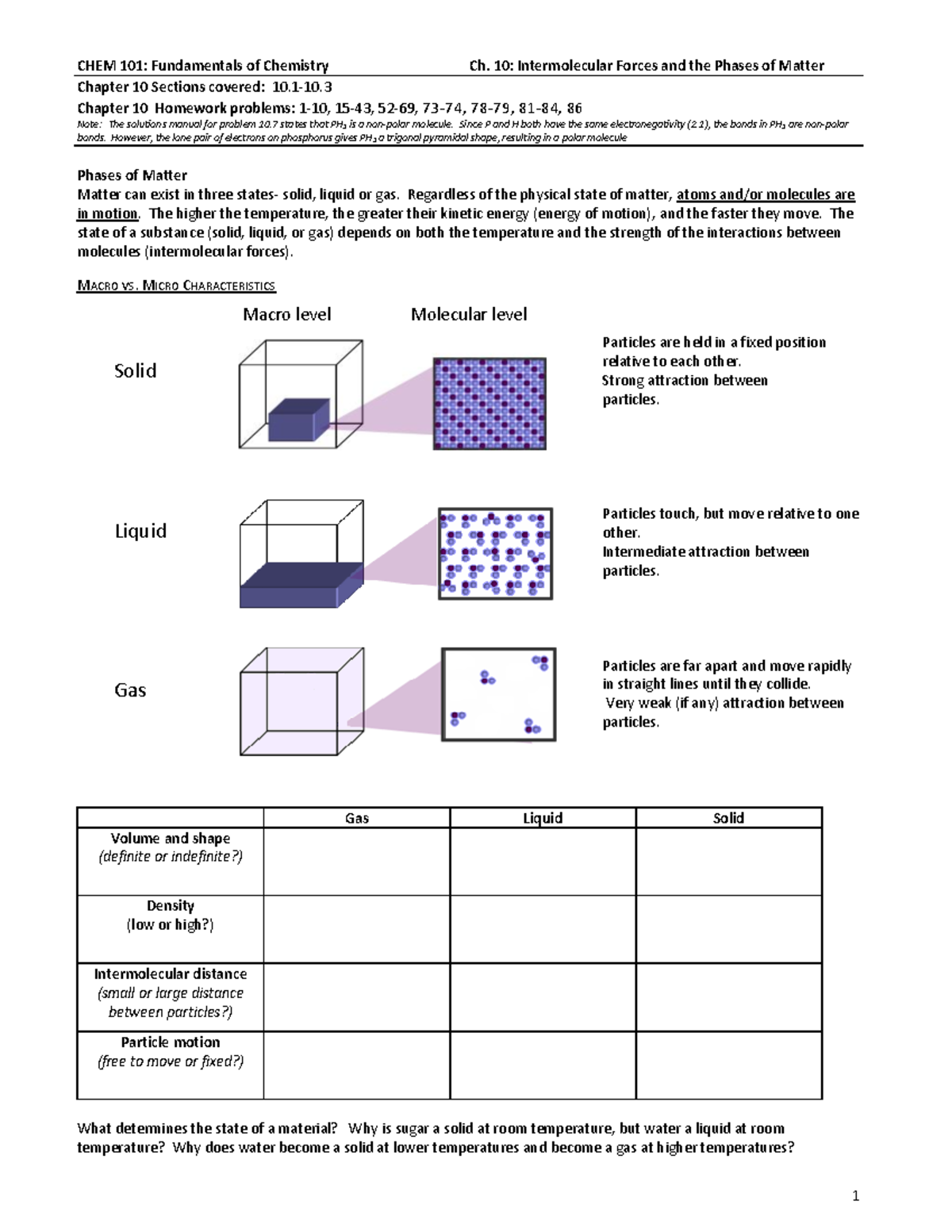 Ch10 notes FA18 - CHEM 101: Fundamentals of Chemistry Ch. 10 ...