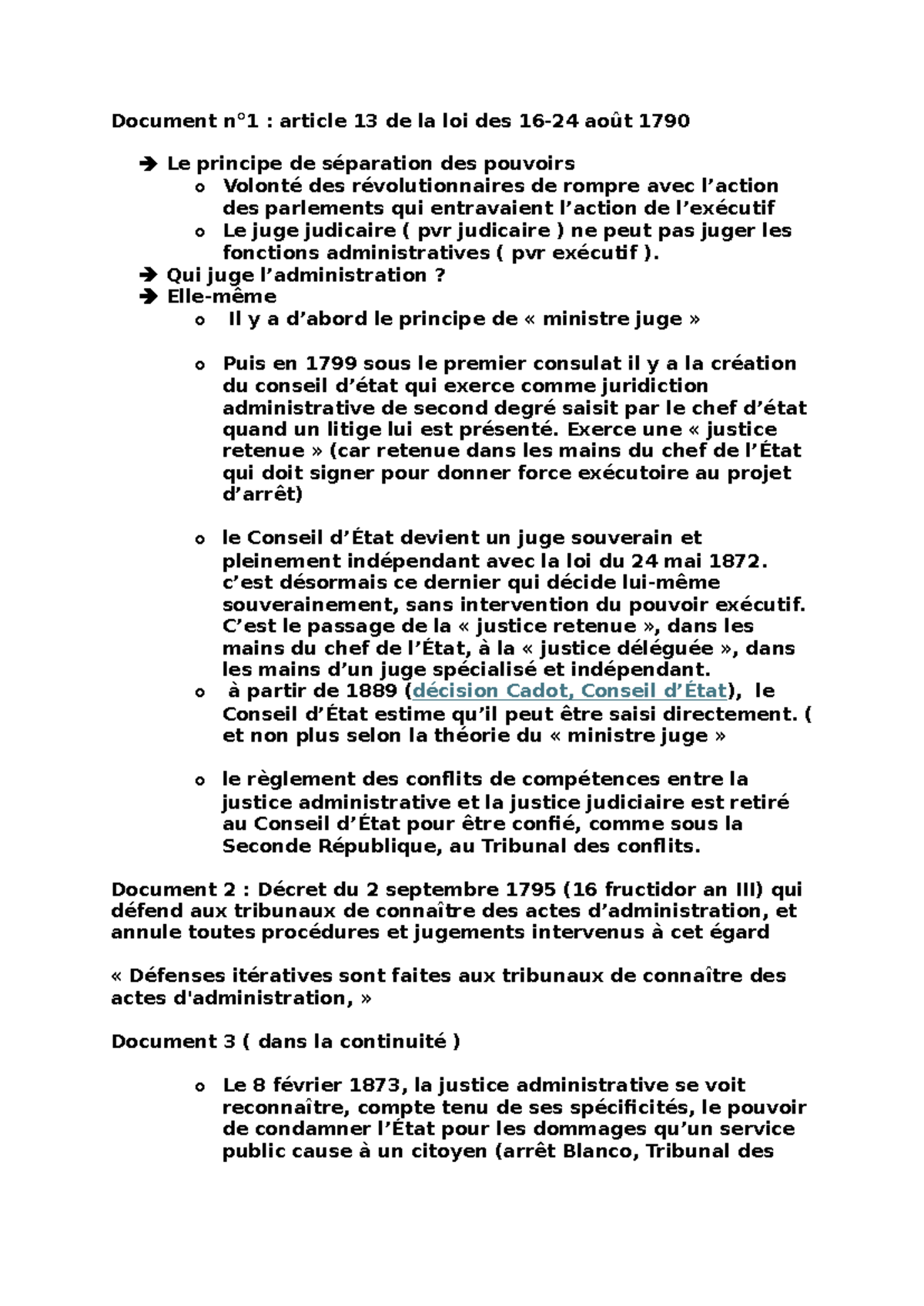 TD1 Admin L2 ( corrigé ) - Document n°1 : article 13 de la loi des 16 ...