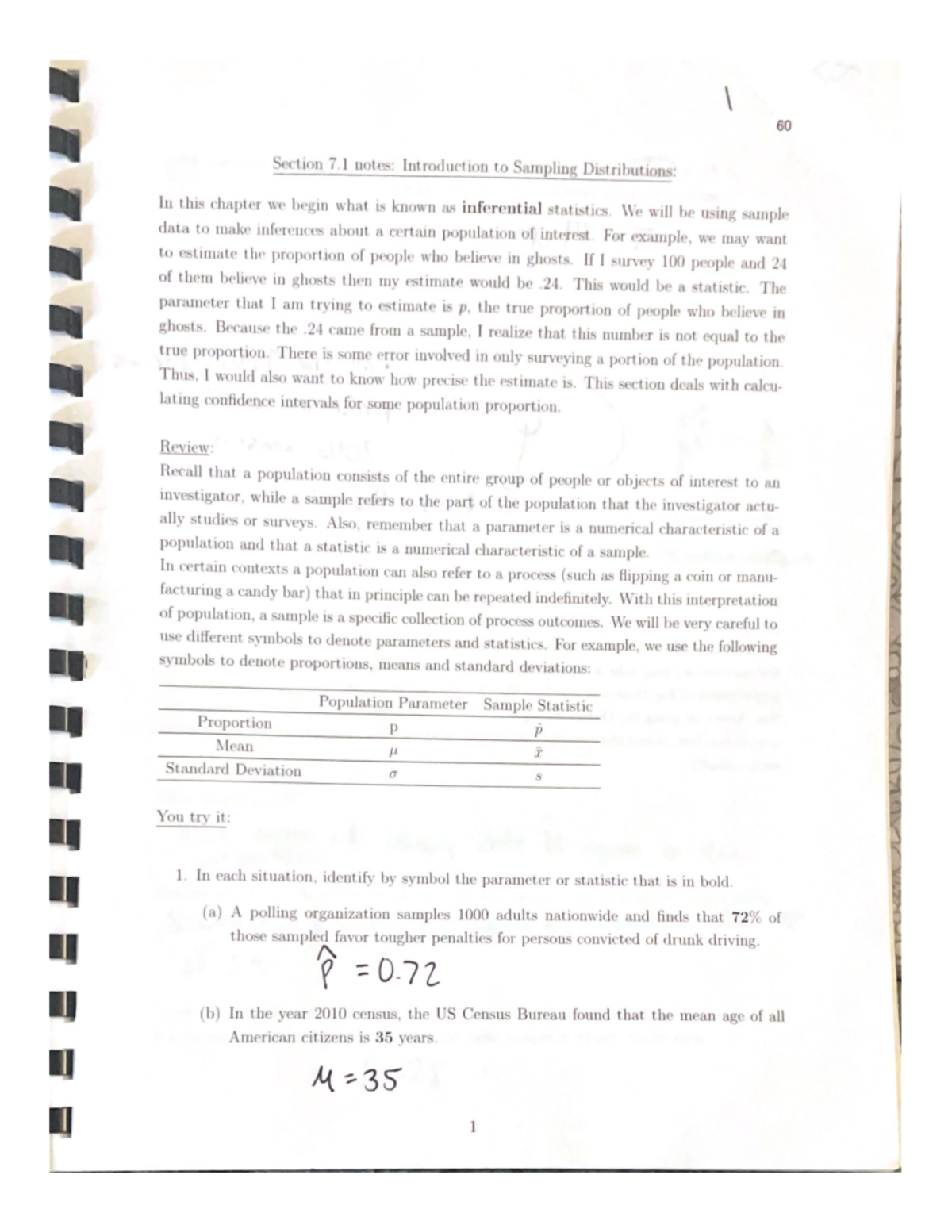 7.1 and 7.2 States Notes - een 60 Section 7 notes: Introduction to ...