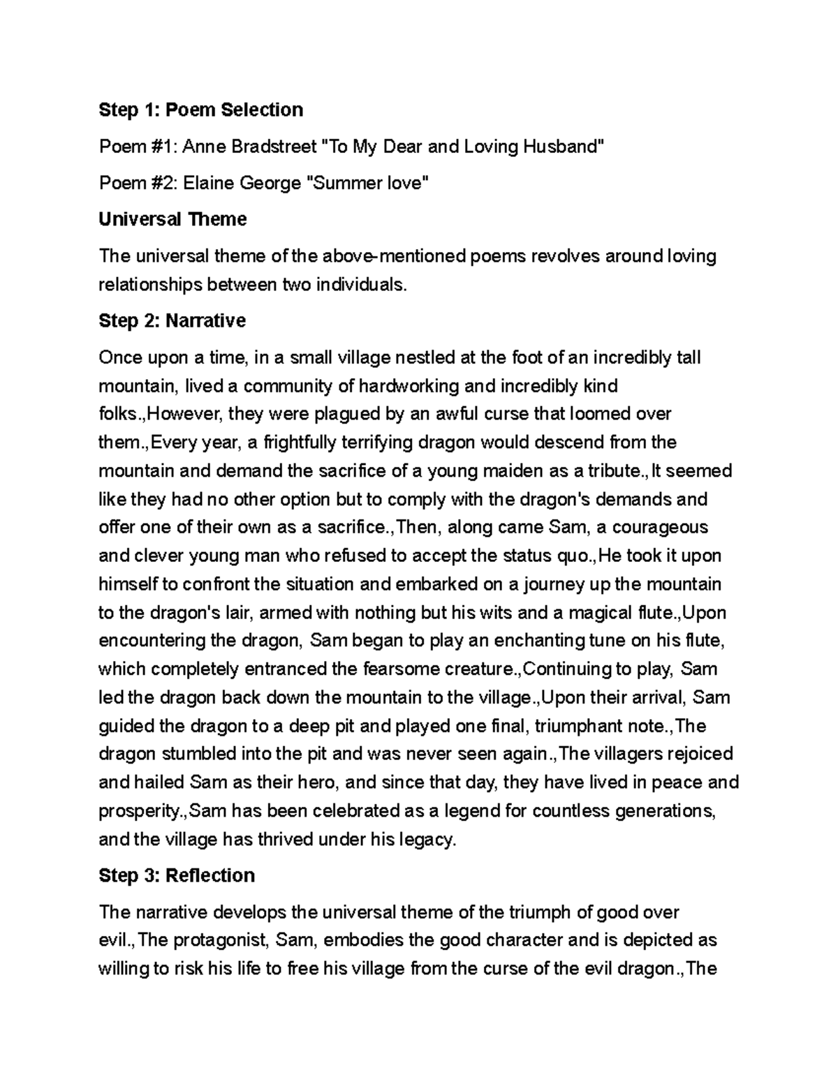 Untitled document - Don't even worry about it - Step 1: Poem Selection ...