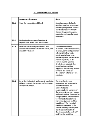 SEHS Unit 2.1 Structure and function of the ventilatory system - 2 ...