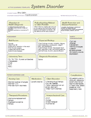 Active Learning Template sys Dis - ACTIVE LEARNING TEMPLATES ...