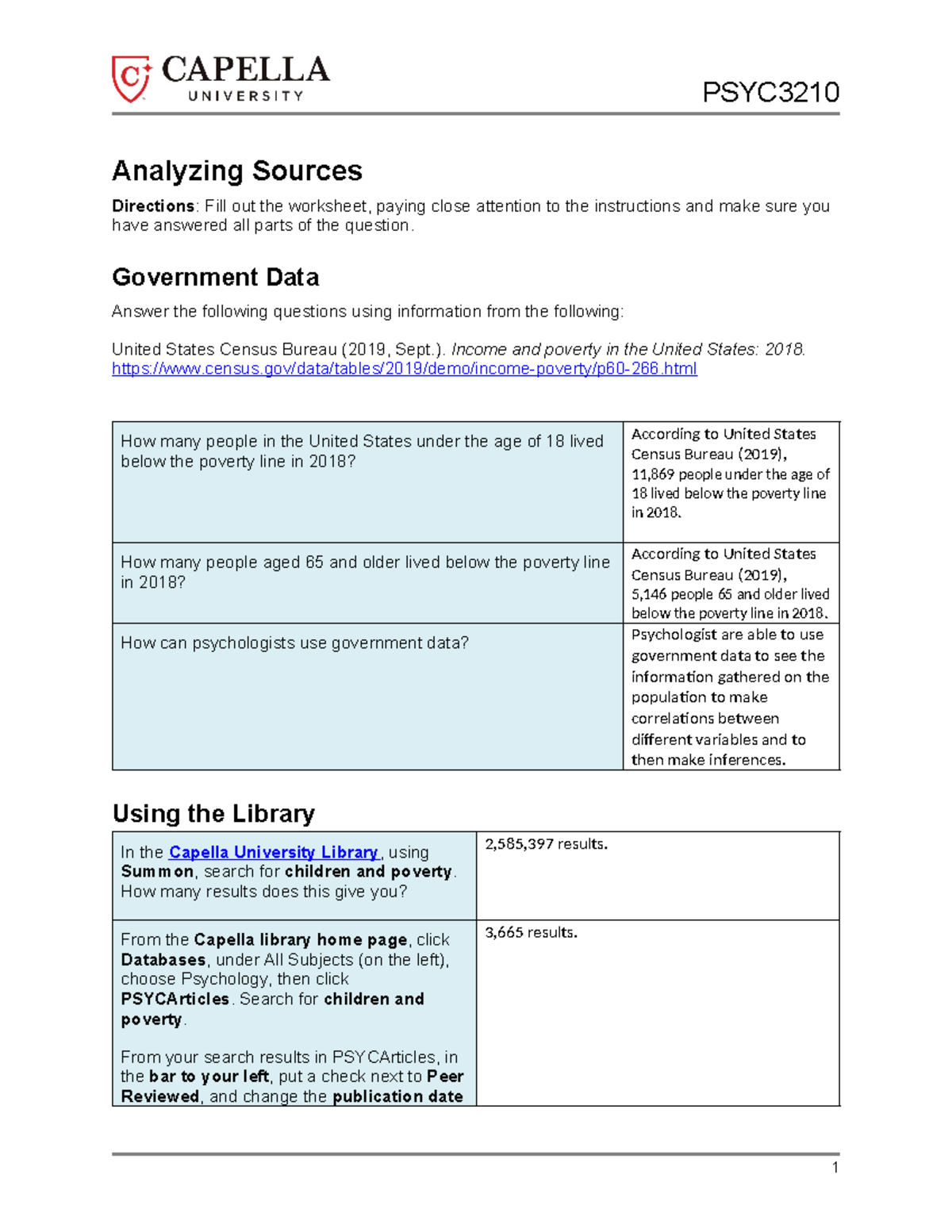 Cf analyzing sources - Analyzing Sources Directions: Fill out the ...