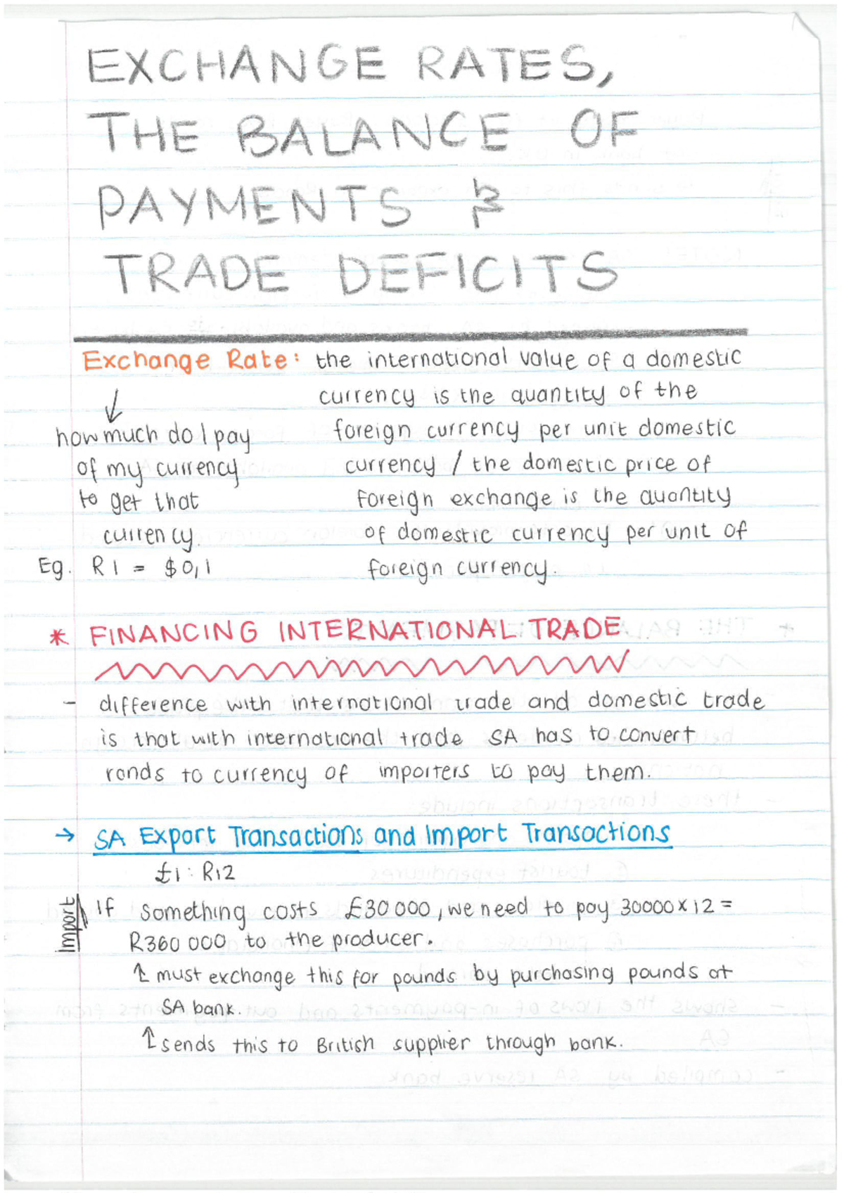 19-Exchange Rates, Balance of Payments and Trade Deficits - EKN 120 ...