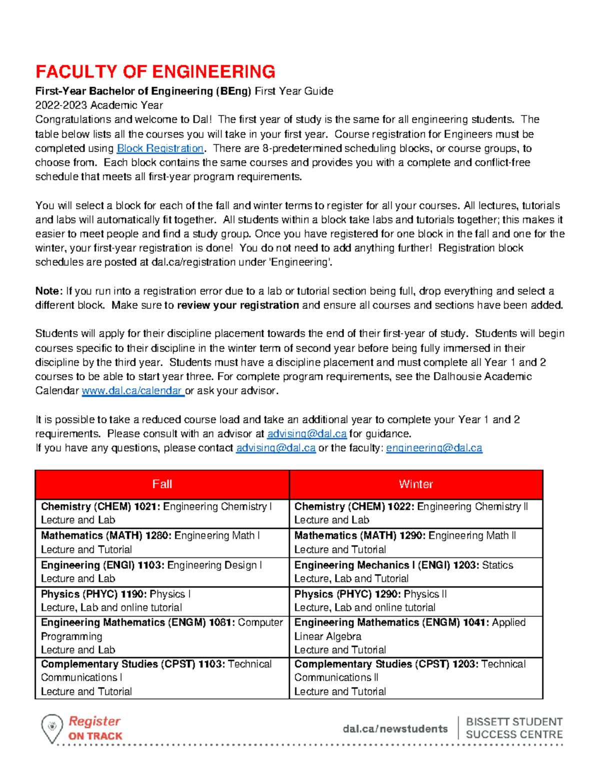 Engineering 2022-23 - Revised JSL (002) - FACULTY OF ENGINEERING First ...