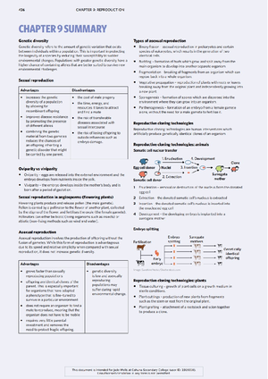[Solved] double sided page on vce units biology 1 and 2 gives notes ...