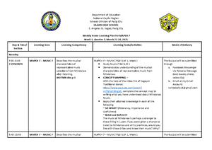 Action Plan in Science SY 2023-2024 - Republic of the Philippines ...