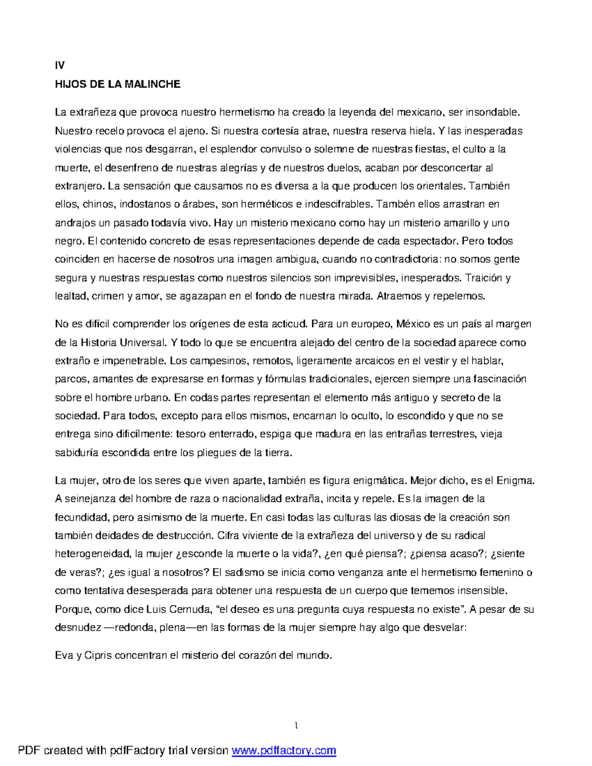 Malinche - 1 IV HIJOS DE LA MALINCHE La extrañeza que provoca nuestro ...