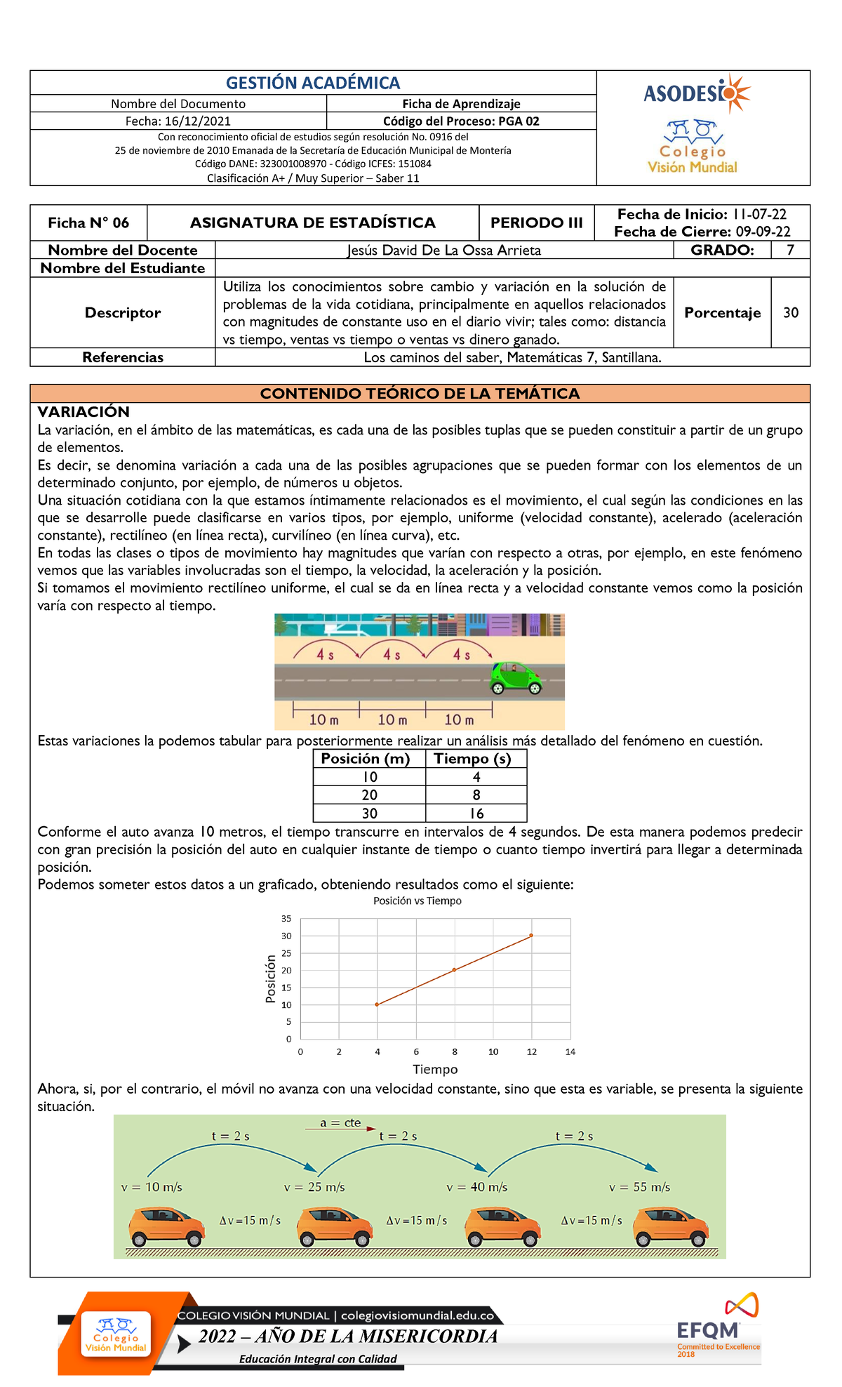 Estadística Séptimo 06 Mario - Nombre del Documento Ficha de ...