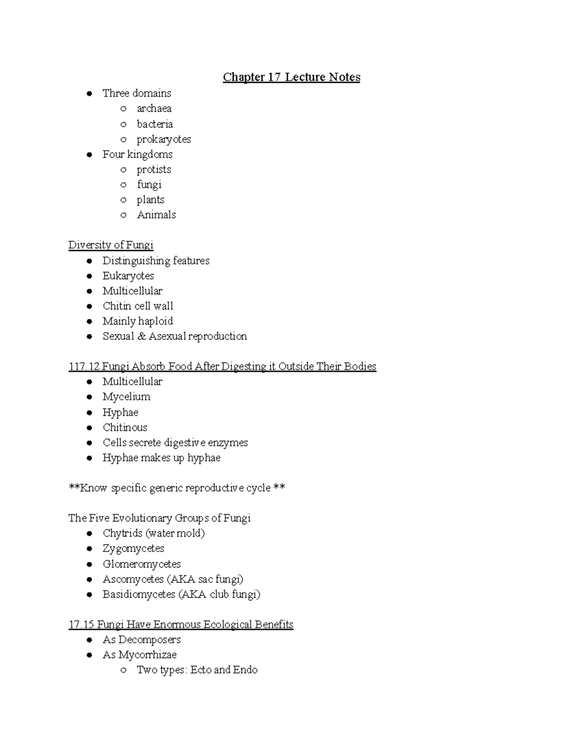 Chapter 17 Lecture Notes - Chapter 17 Lecture Notes Three domains ...