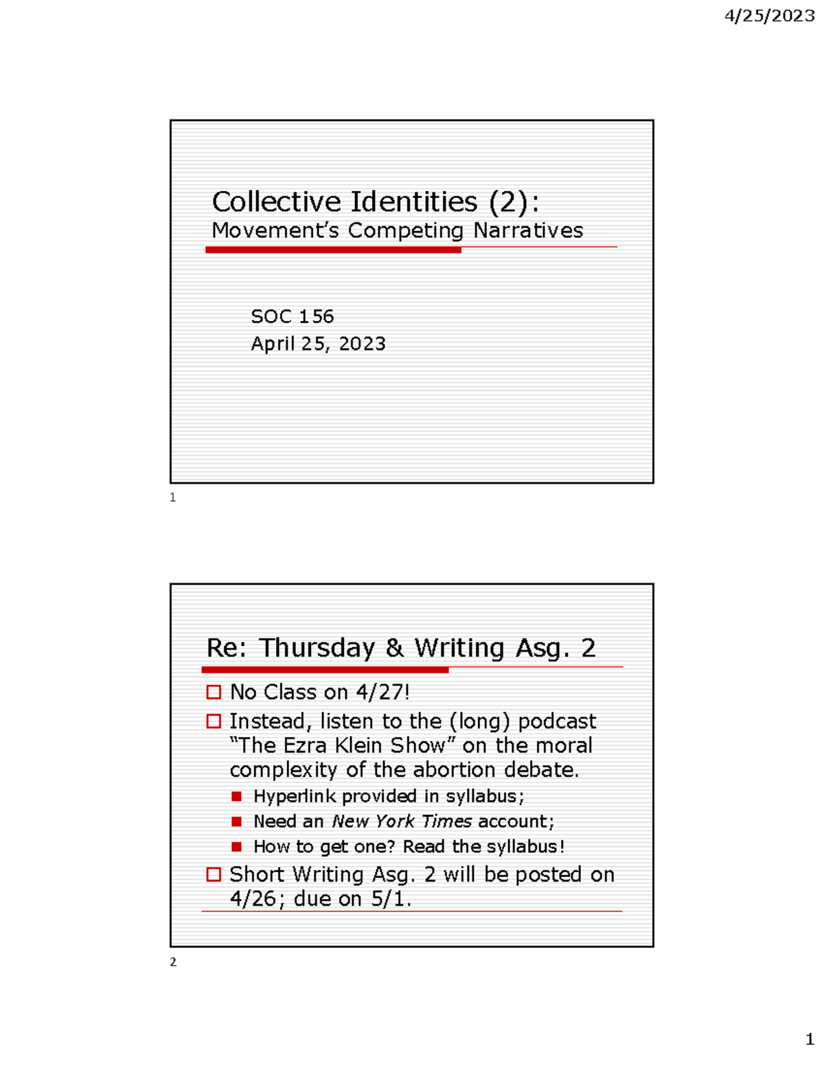 0425 Collective Identities - Collective Identities (2): Movement’s ...