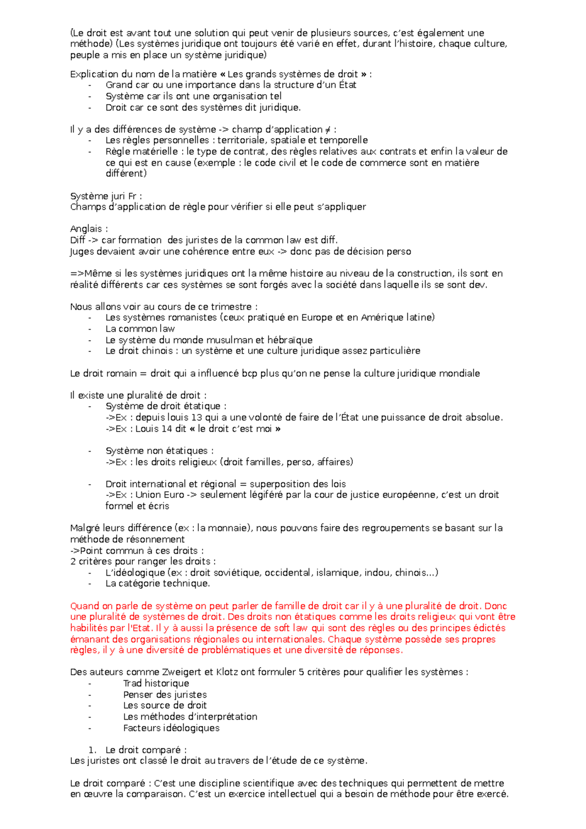 Orga juri - cours d'organisation juri - (Le droit est avant tout une solution qui peut venir de ...