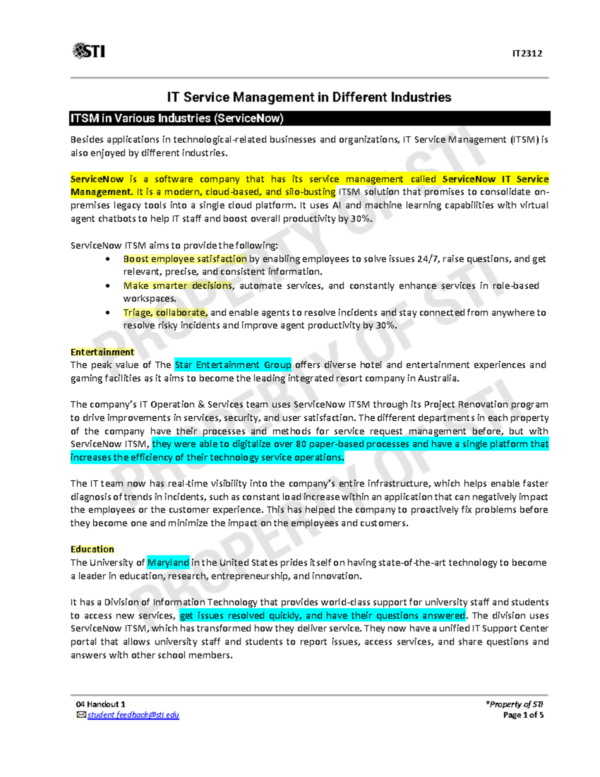 04 Handout 1(13) - Hand out - 04 Handout 1 *Property of STI IT Service ...