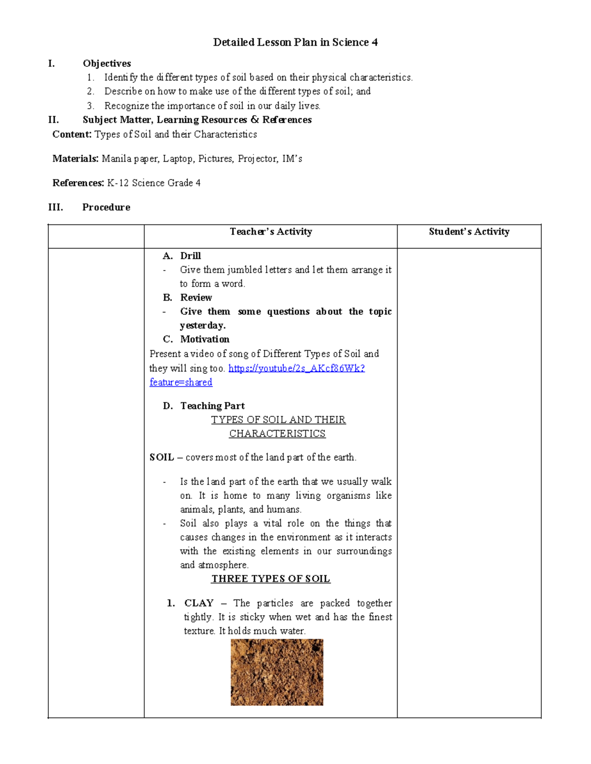 KAye Science - i hope it can help - Detailed Lesson Plan in Science 4 I ...