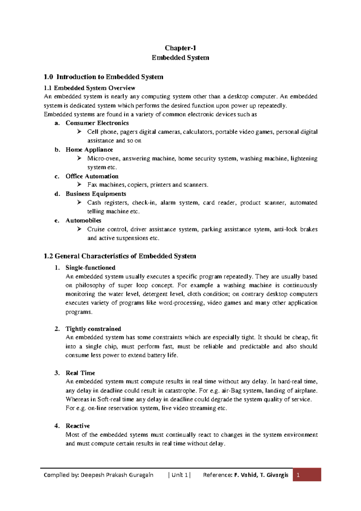 Embedded System Full Notes - Compiled by: Deepesh Prakash Guragain ...