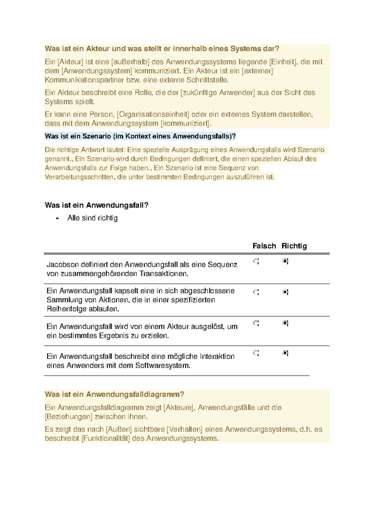 Thema 5 UML - Anwendungsfall aktuell - Was ist ein Akteur und was ...