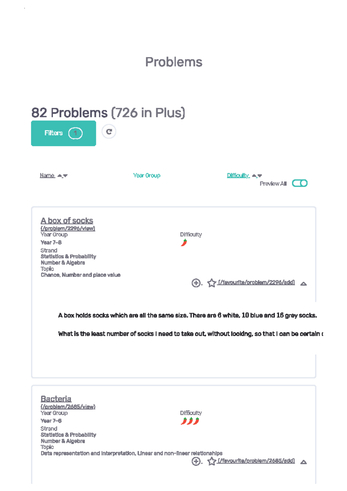 Year 7 - 8 Math Problems - Foundation mathematical practice to fill ...
