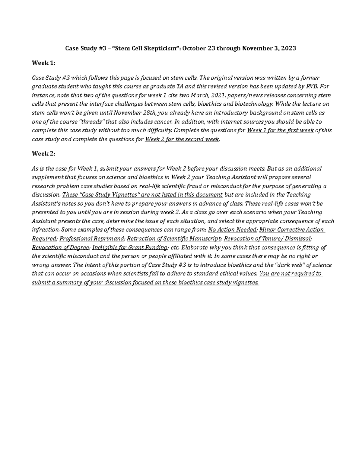 Stem Cell Skepticism - FOR Students - Case Study #3 – “Stem Cell ...