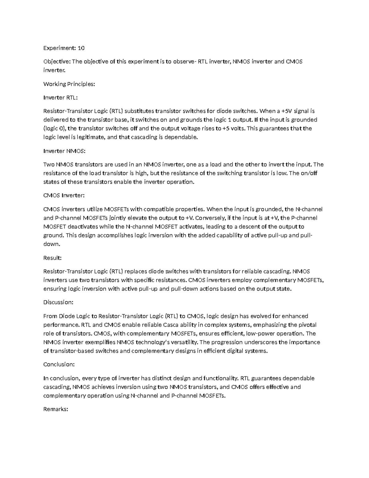 Experiment 10 - It's a good note. - Experiment: 10 Objective: The objective of this experiment ...