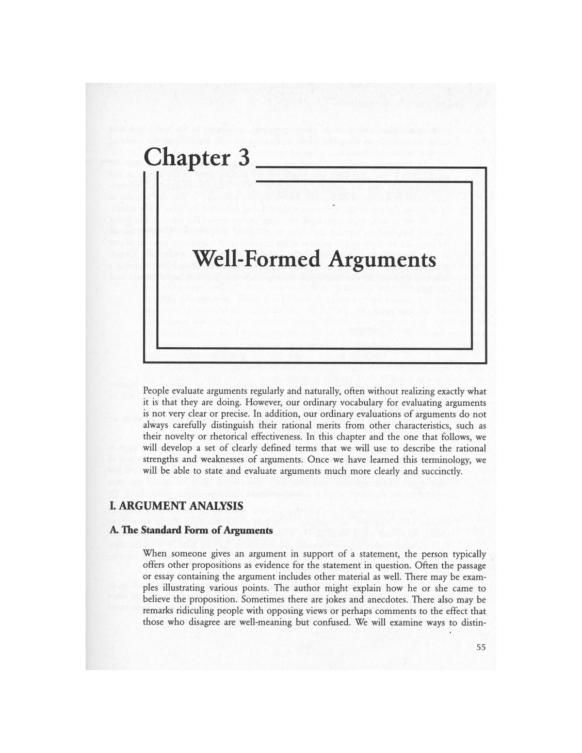 Copy of Ch 3 - Reason & Argument - People evaluate arguments regularly ...