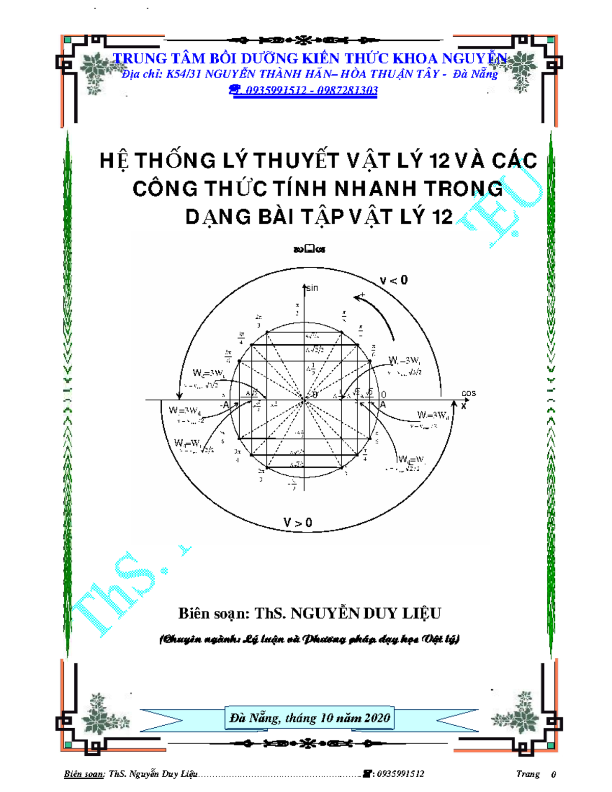 TOM-TAT-CONG-THUC-LY- Thuyet-VAT-LY-12-2021 - TT BỒI DƯỠNG KIẾN THỨC ...
