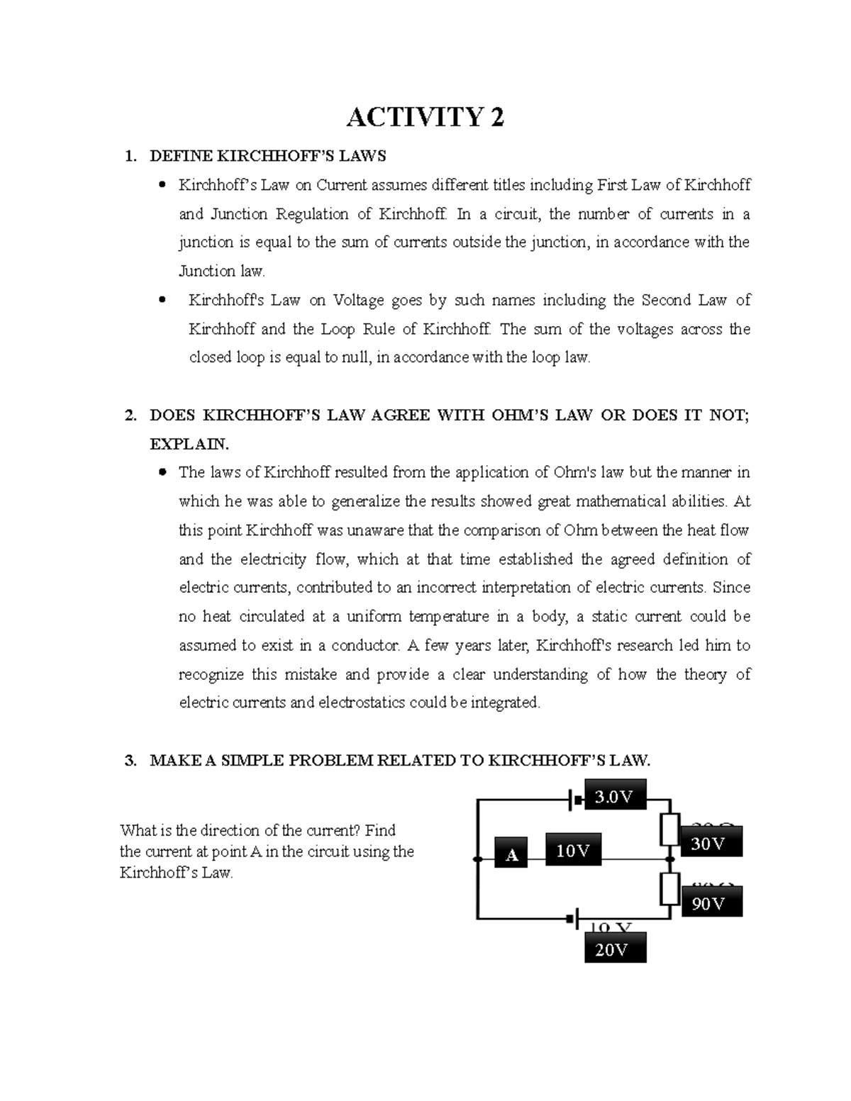 ACT2-4 Physics Nuclear Physics - ACTIVITY 2 1. DEFINE KIRCHHOFF’S LAWS ...