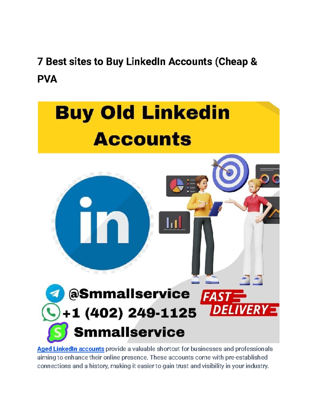 7 Best sites to Buy Linked In Accounts (Cheap & PVA - 7 Best sites to ...