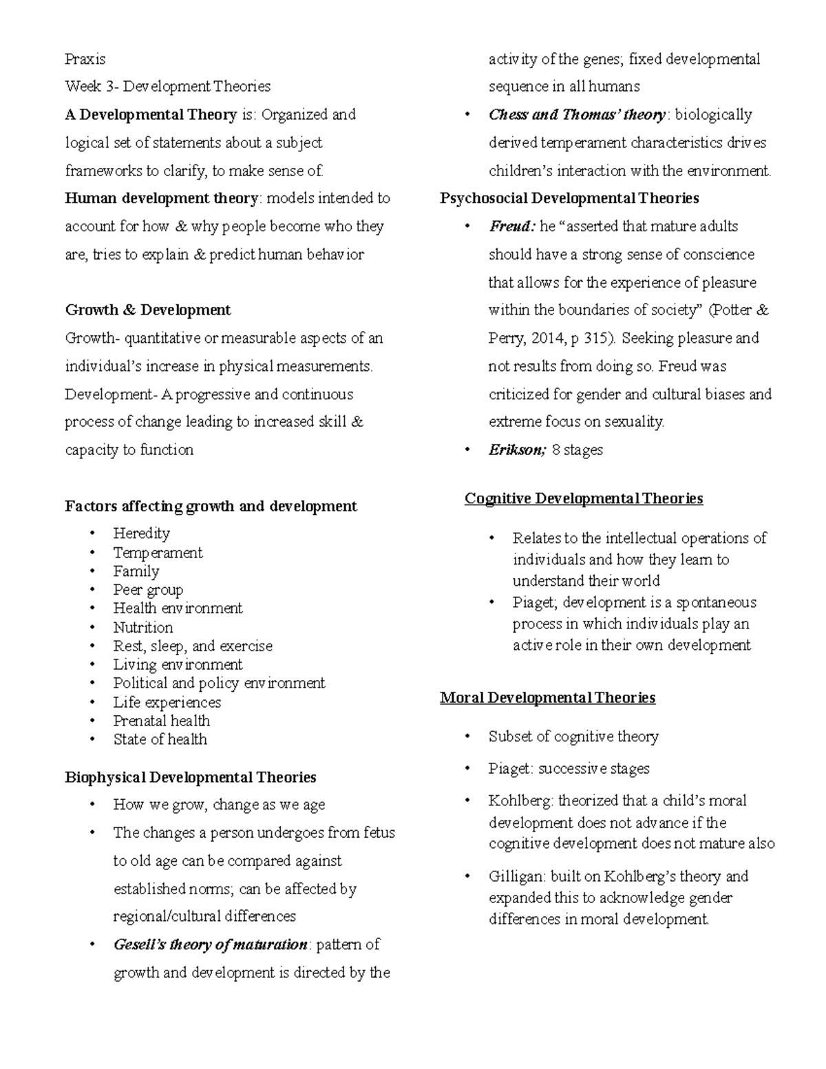 Developmental Theories - children’s interaction with the environment ...