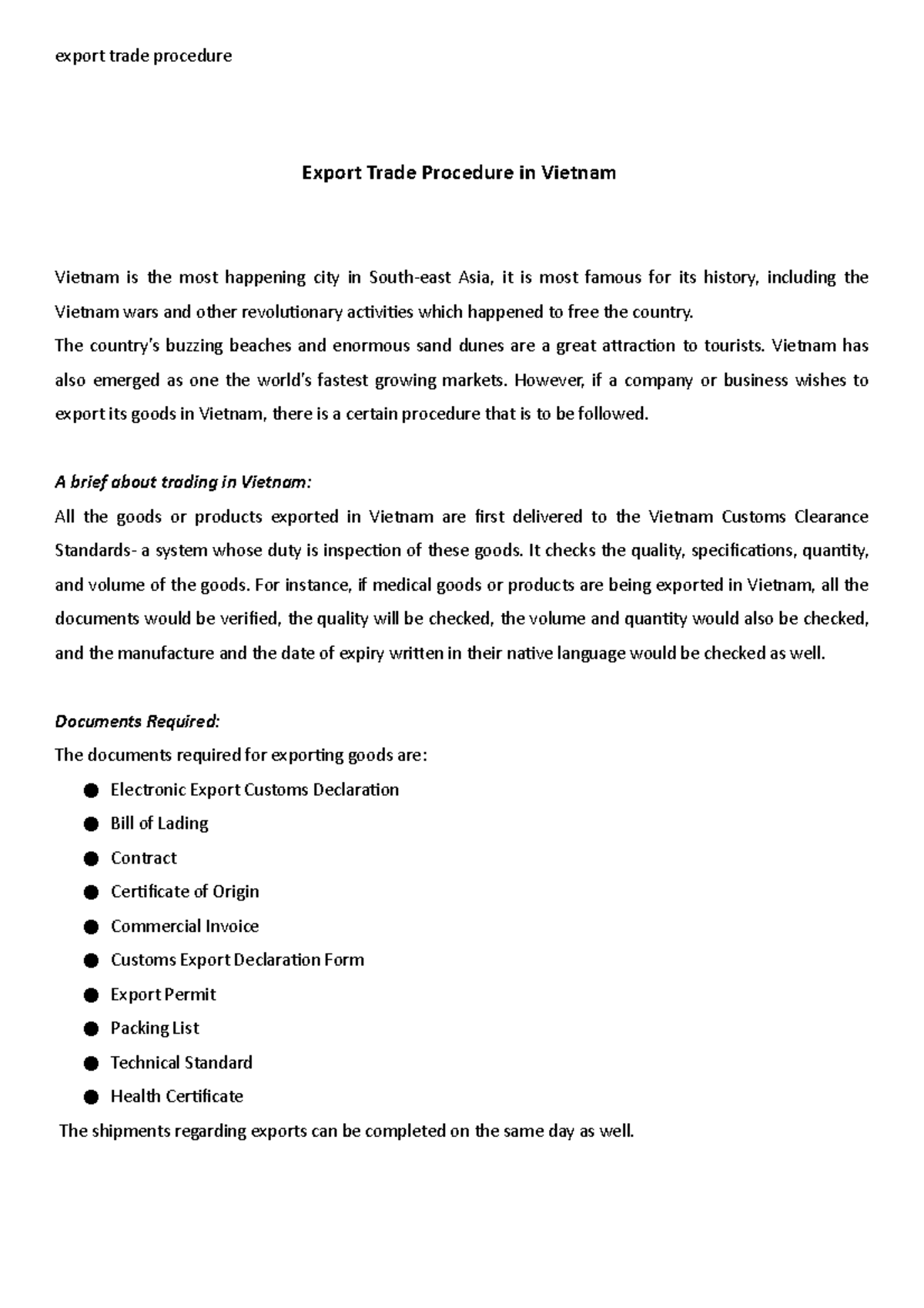 Export%20trade%20procedure - export trade procedure Export Trade ...