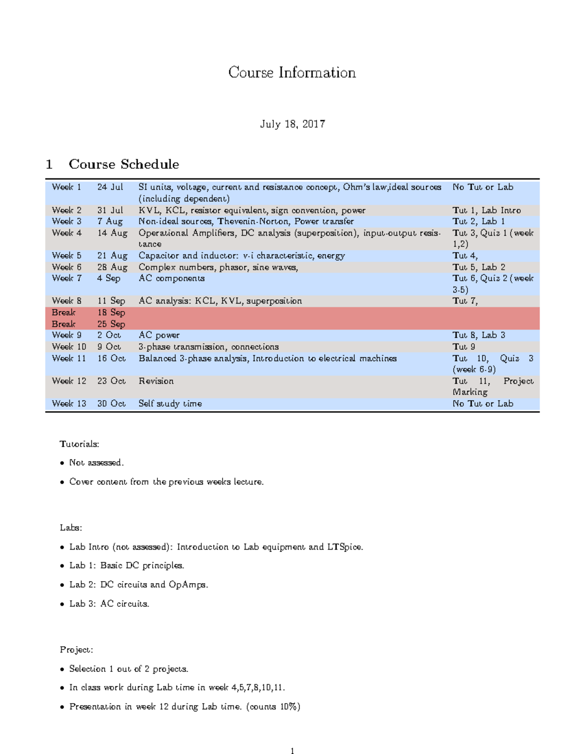 Course Outline 2017 - Course Information July 18, 2017 1 Course ...
