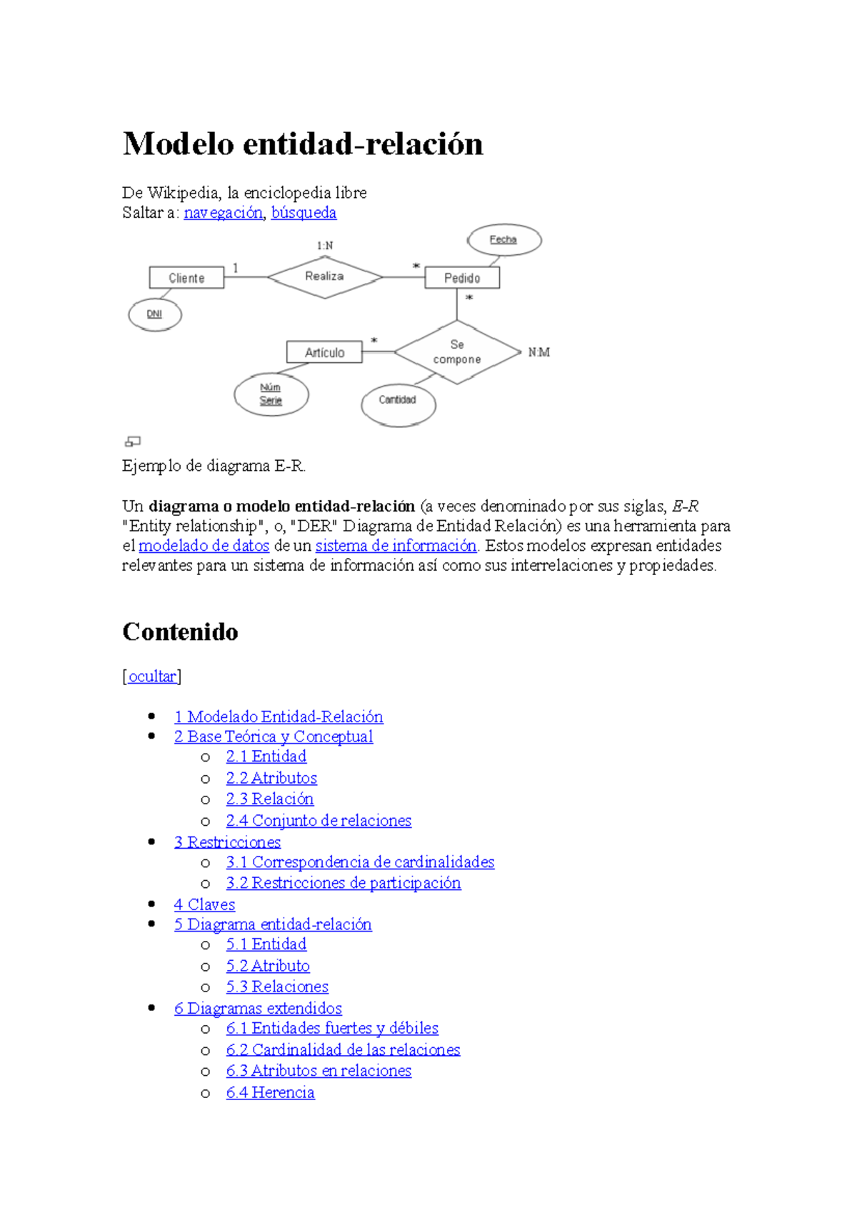 Entidad relacion * Administración De Base De Datos -Administración De ...