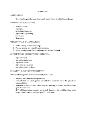 Form 1 Revision material - MODULE: THE NATURE OF SCIENCE TOPIC: DOING ...
