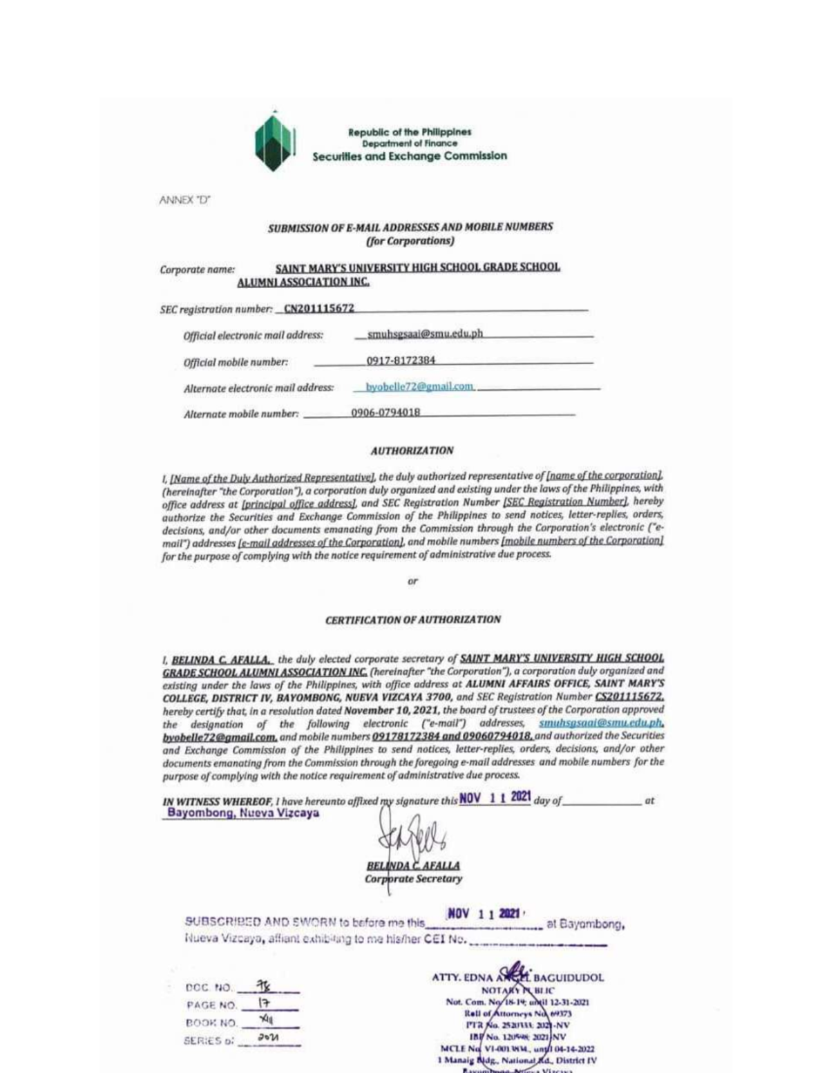 SEC Annex D1 1 - Assss - Accountancy information system - Studocu